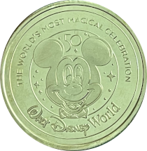 50th Anniversary Commemorative Coins – Walt Disney World | David's Coin ...