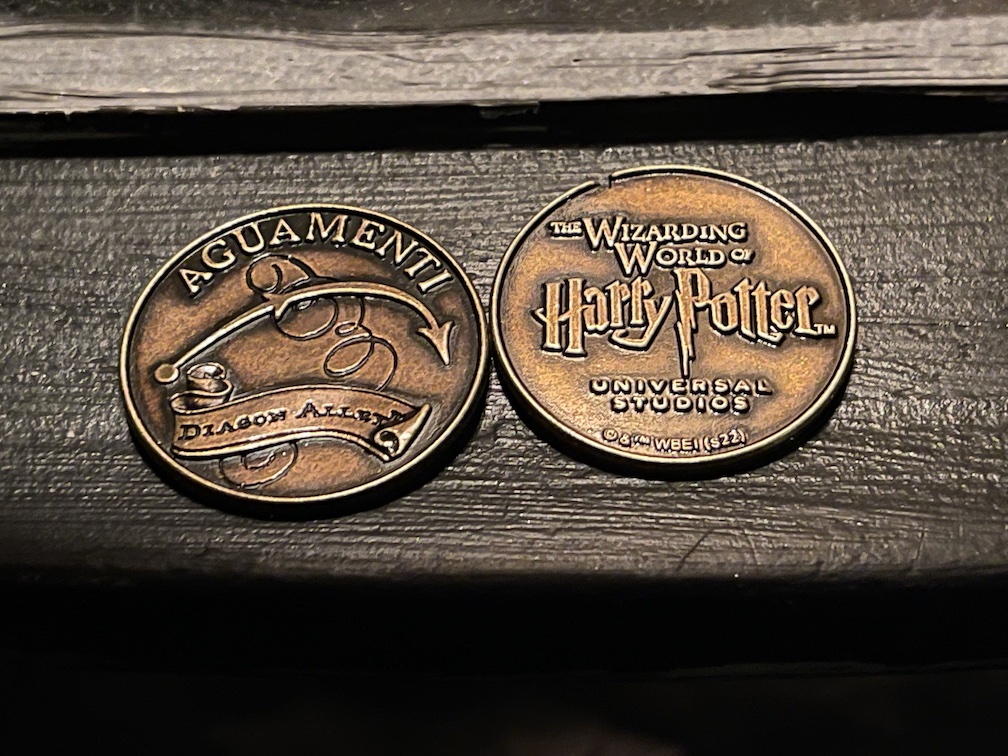 Harry Potter Spell Coins – Dragon Alley | David's Coin Travels