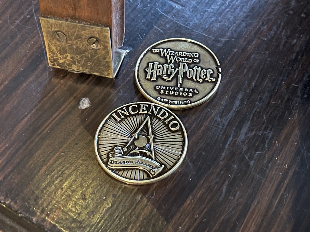 Harry Potter Spell Coins – Dragon Alley | David's Coin Travels