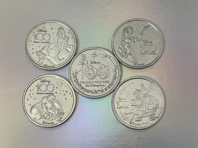 100th Anniversary Souvenir Medallions – Walt Disney World Edition ...